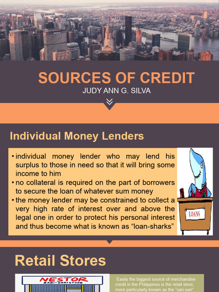 Chapter 3 SOURCES OF CREDIT | PDF