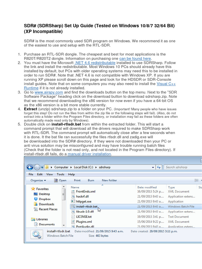 Installatie RTL SDR Windows Linux | PDF | Microsoft Windows | Software ...