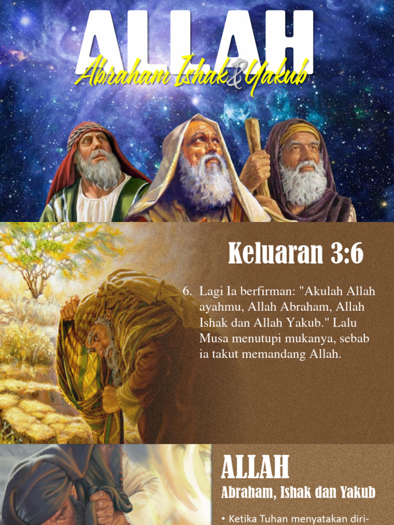 Allah Abraham Ishak Yakub | PDF