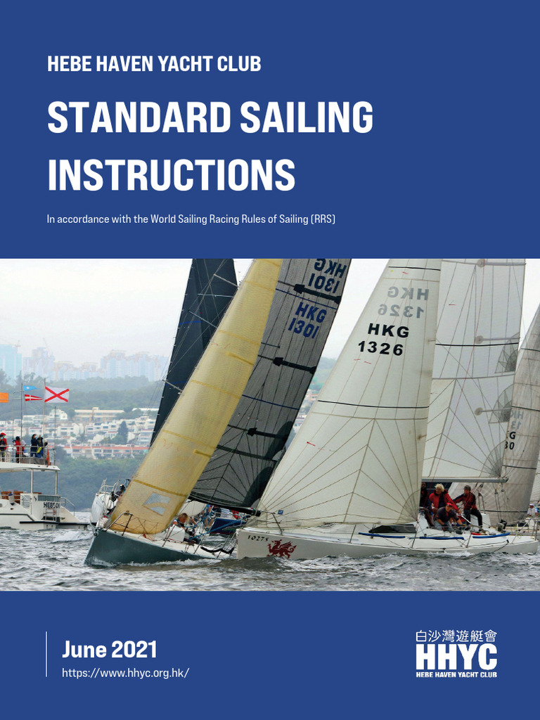 HHYC Standard Sailing Instructions | PDF | Water Transport