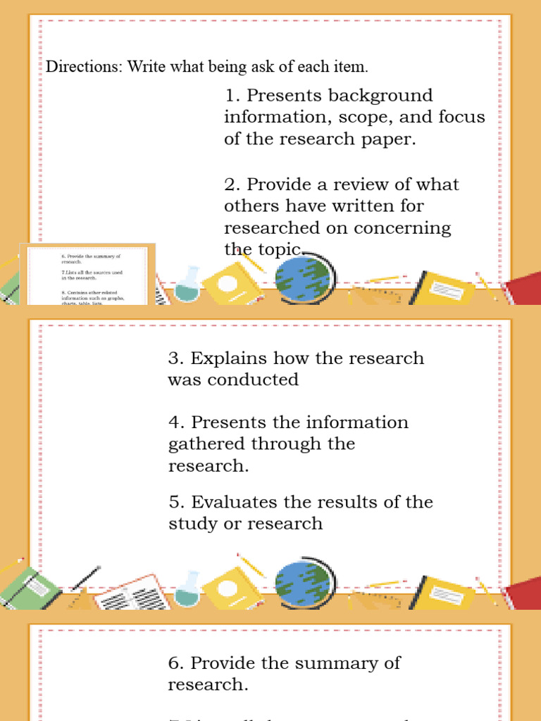 Research Paper Structure and Terms | PDF | Methodology | Information