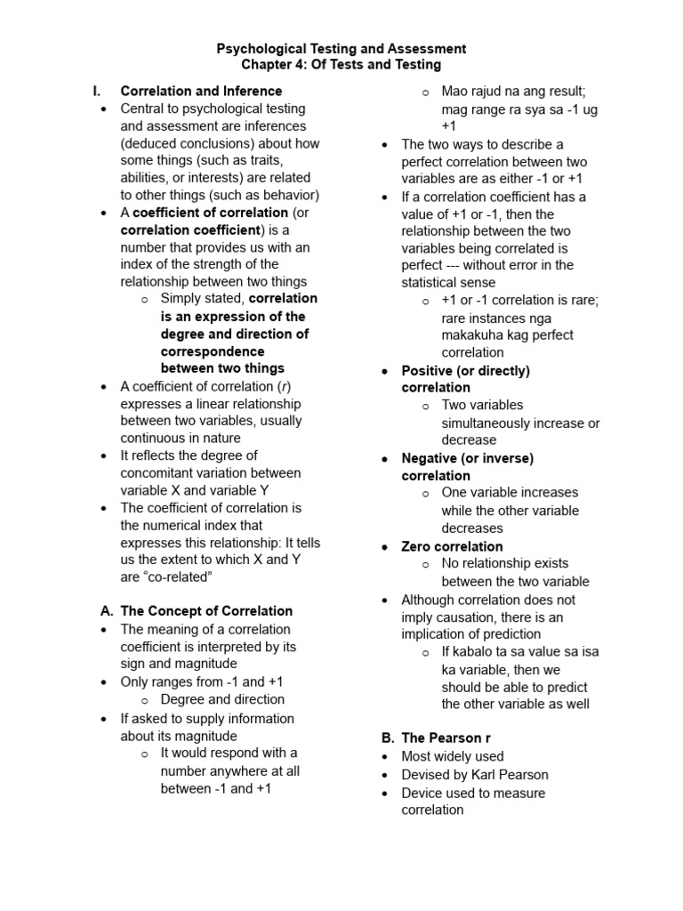 Psych Assess Chap 4 | PDF | Regression Analysis | Linear Regression