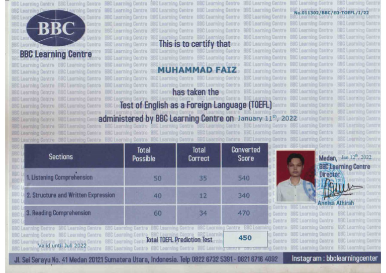Sertifikat BBC | PDF