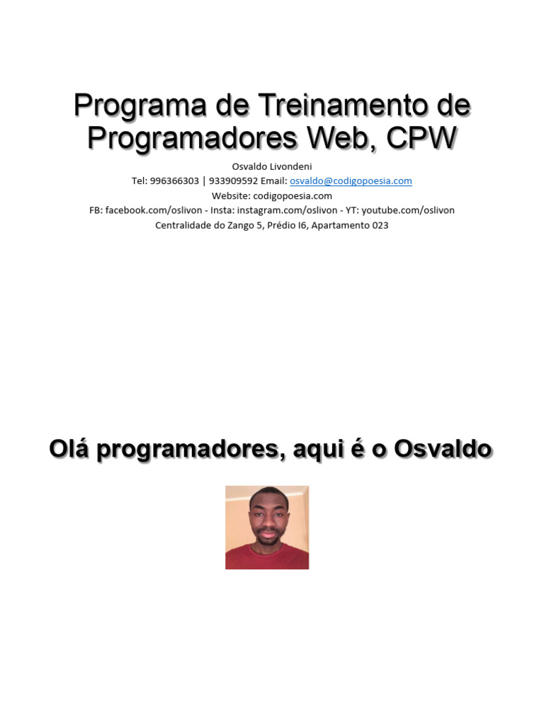 Curso Completo de Programação Web | PDF