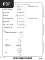 Formulae Sheet - Edexcel Physics A-Level | PDF | Electronvolt | Waves