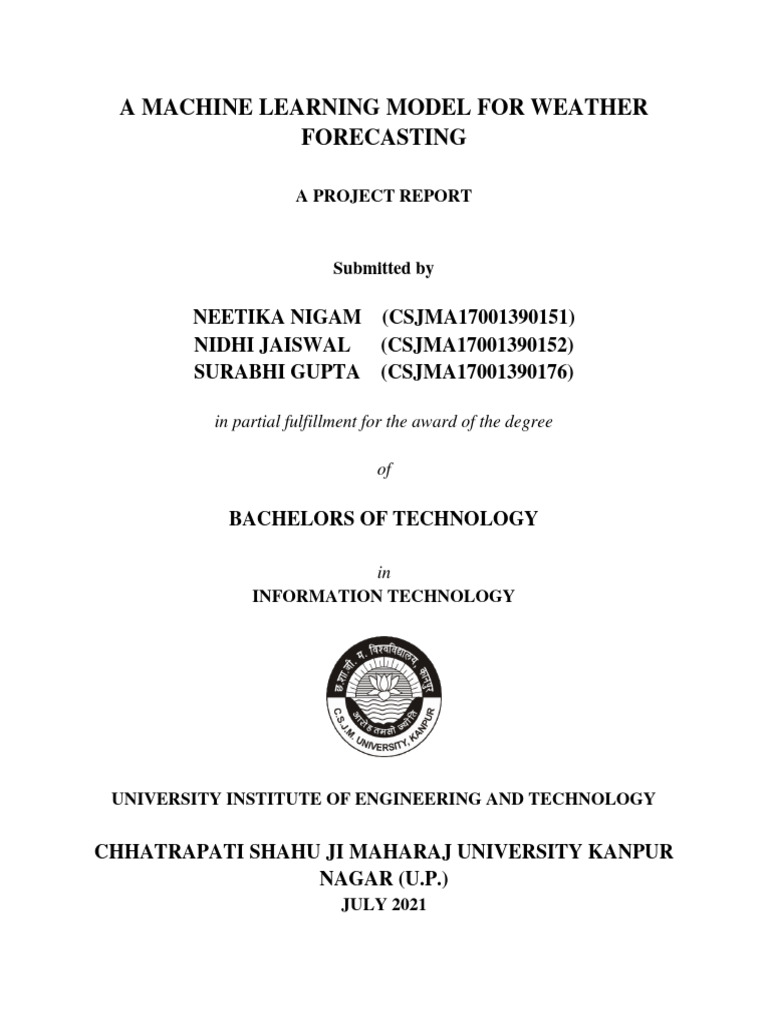 Final Project Report | PDF | Regression Analysis | Machine Learning