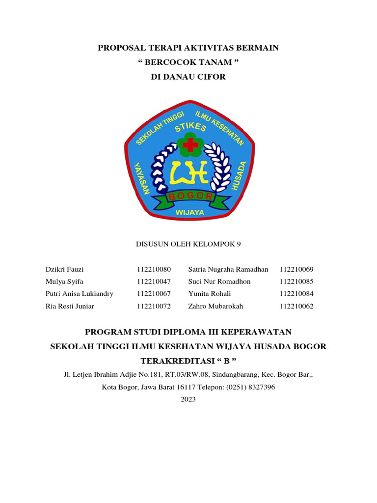 Proposal Tab | PDF | Karier & Perkembangan | Kesehatan Holistik