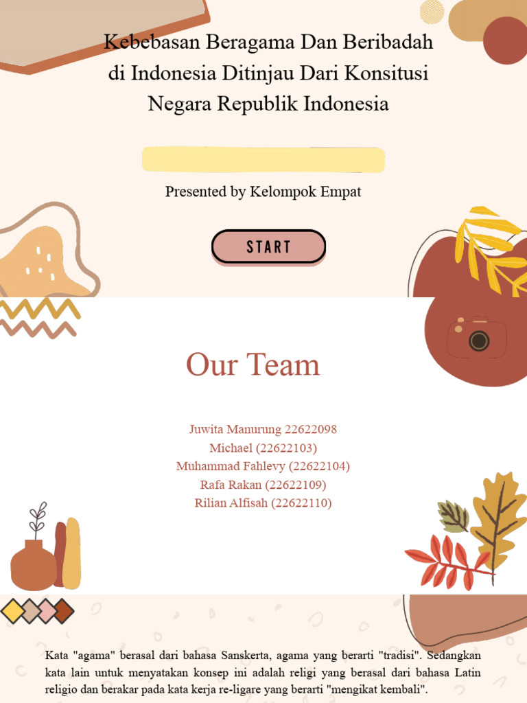 Brown Aesthetic Group Project Presentation | PDF