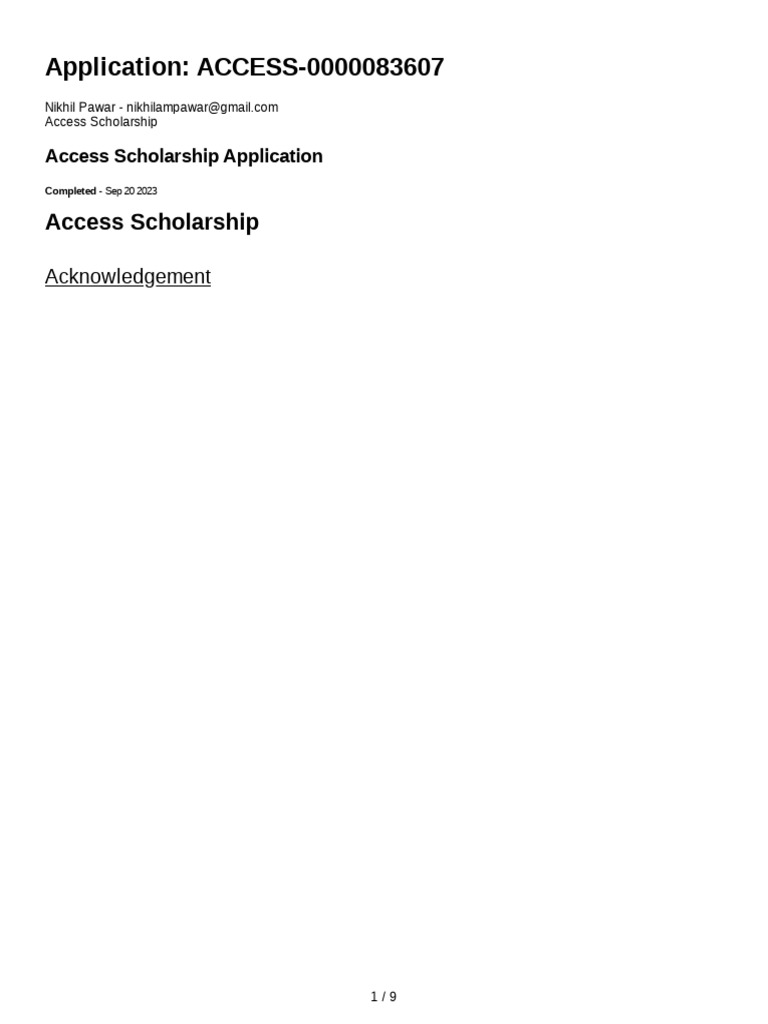 Cfa Scholarship Pdf