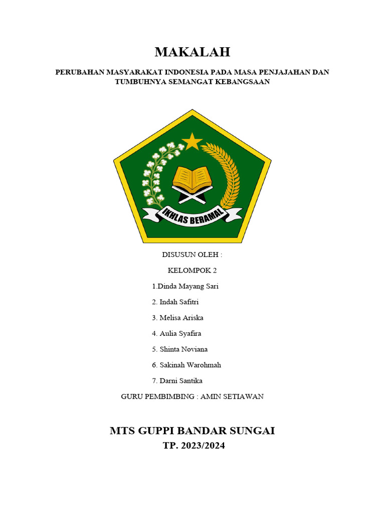 Makalah Mts | PDF | Politik | Sejarah