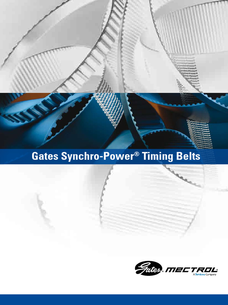 Gates Synchro-Power - Timing Belts | PDF | Belt (Mechanical ...