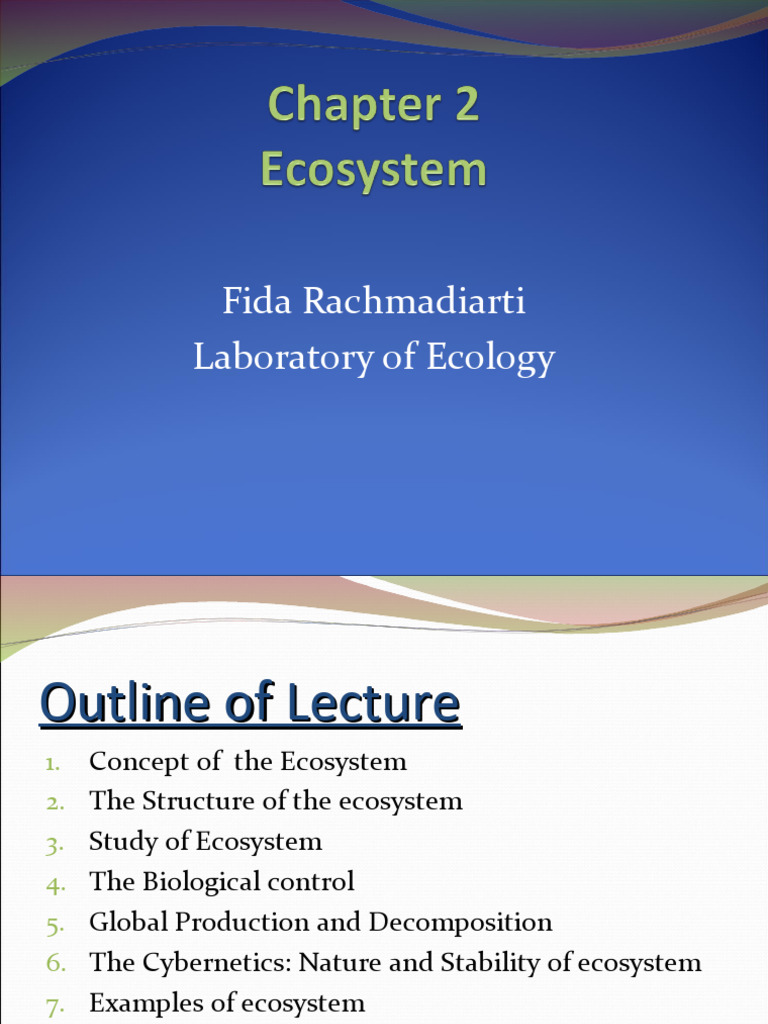Chapter 2 Ecology | PDF | Ecosystem | Ecology