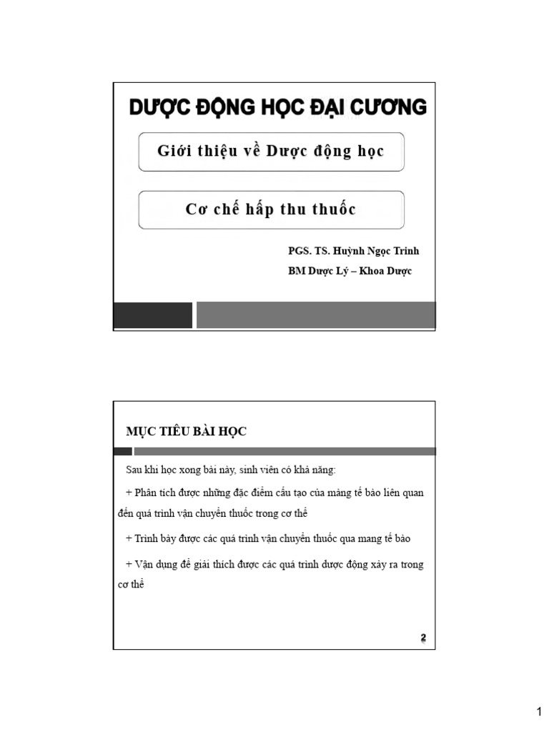 Dai Cuong - Gioi Thieu Hap Thu 092023-Compressed | PDF