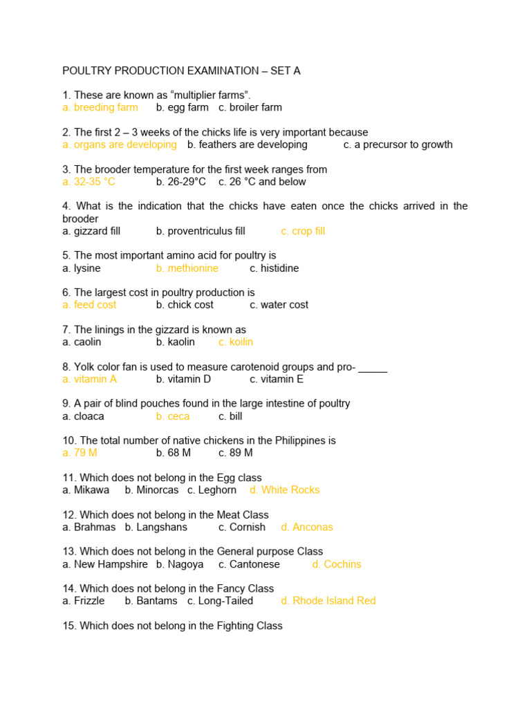 10.answer Key Highlighted | PDF | Artery | Fructose