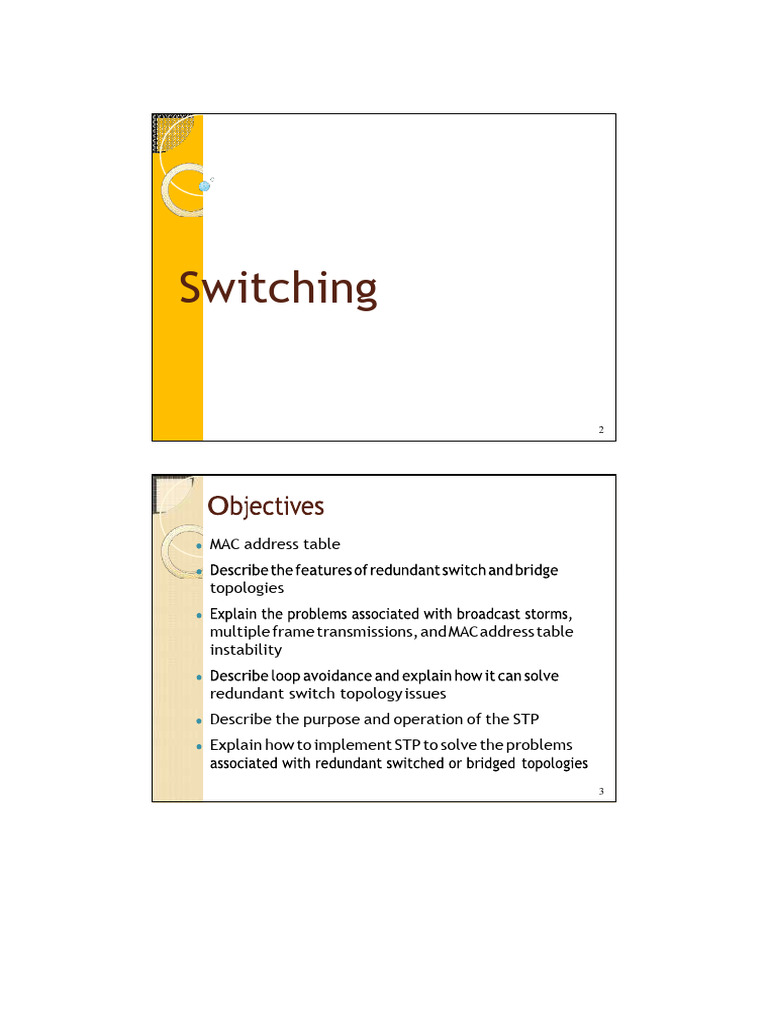 Module - Switching and Routing Protocols | PDF | Routing | Computer Network