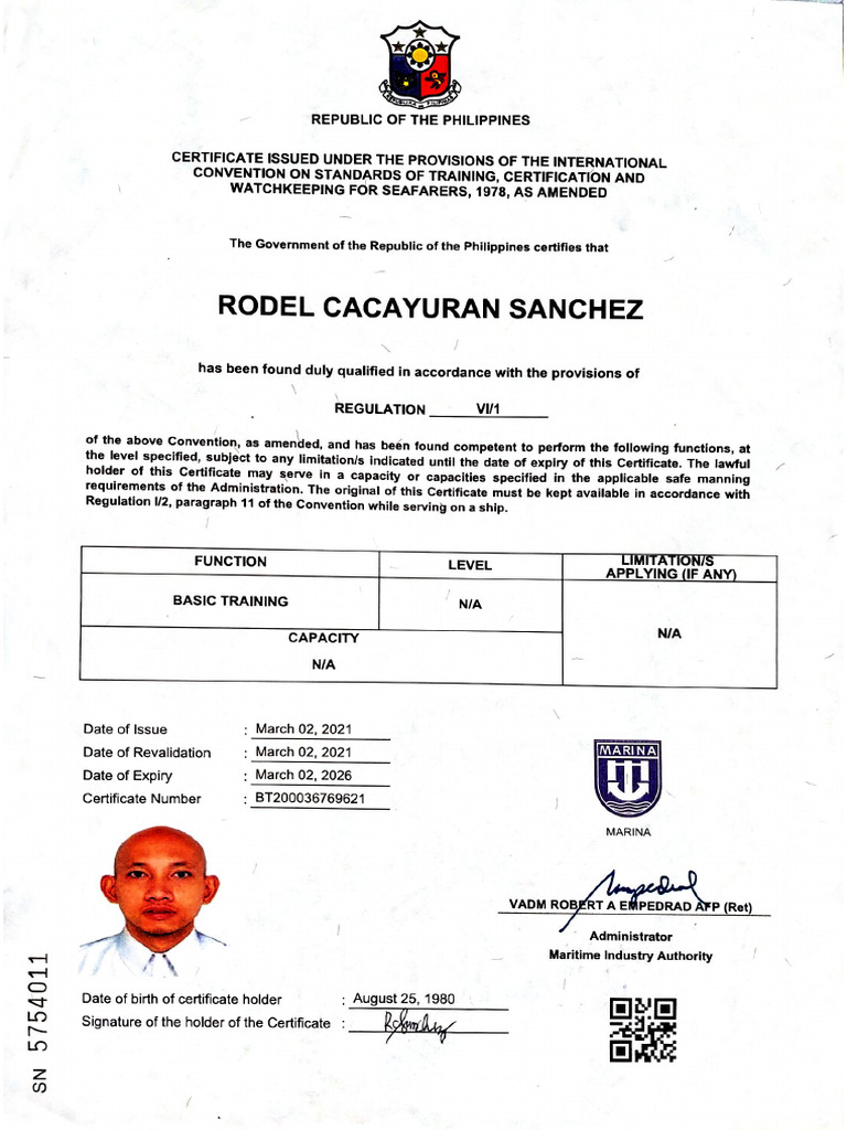 Certificate | PDF