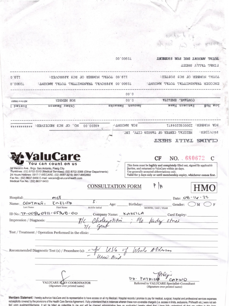 Contawe, Emelita-Dr. Catino, Patricia-Valucare | PDF