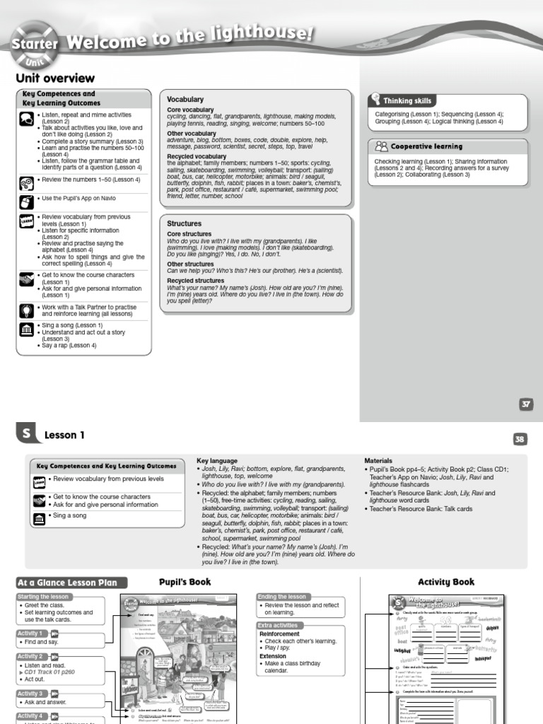 Give Me Five Teacher S Book Level 3 Starter Unit | Download Free PDF | Human Communication