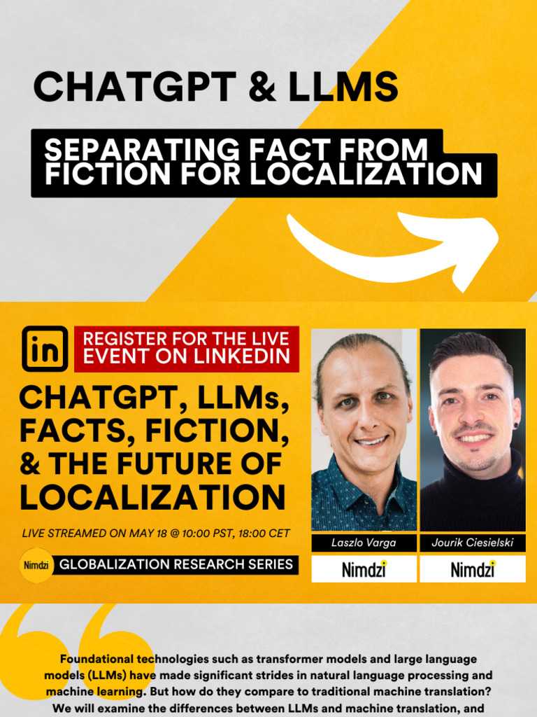 Nimdzi Insights ChatGPT and LLM Presentation For Download | PDF | Artificial Neural Network ...