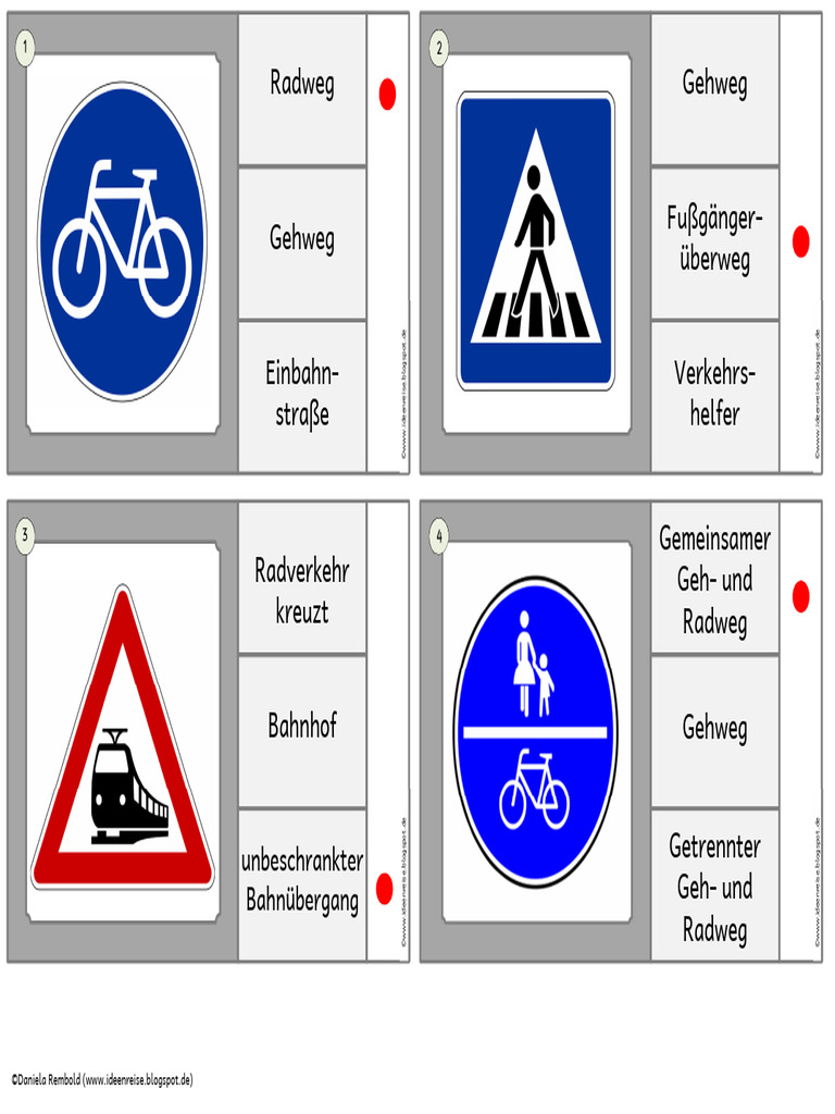 Verkehrsschilder Lernen Fr Autoprfung Pdf