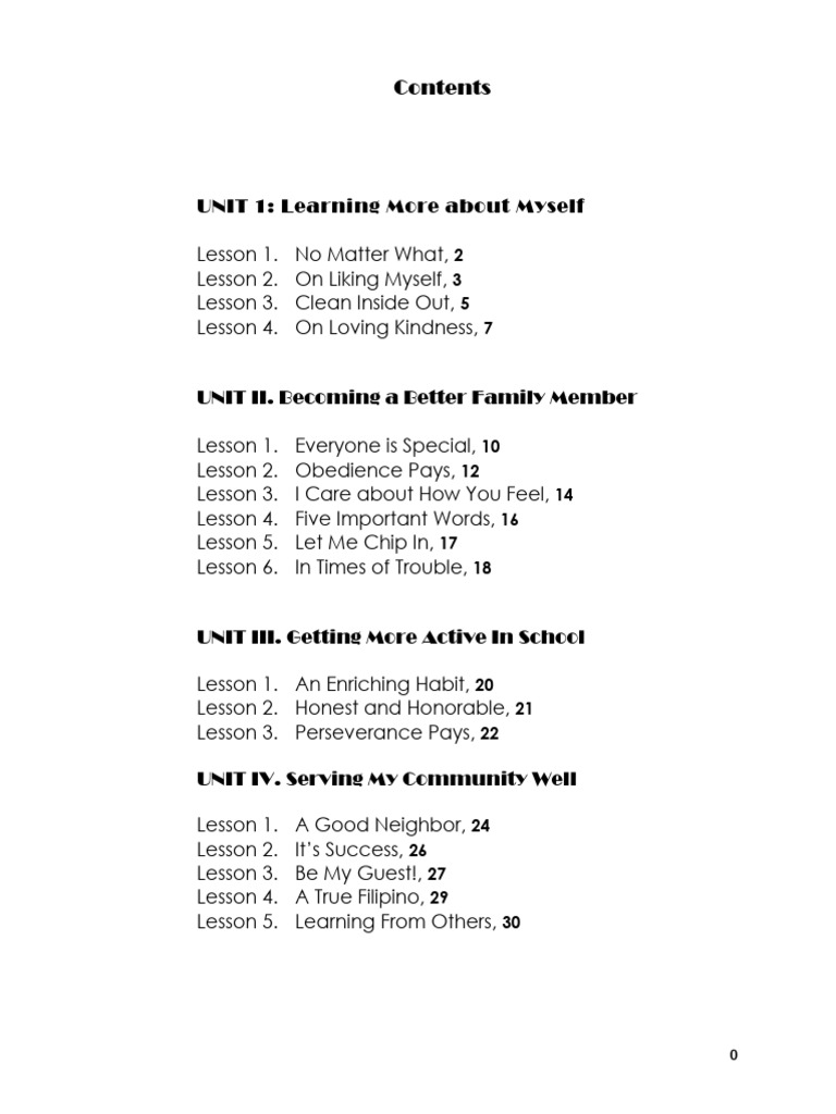 CEd Worksheets Gr4 | PDF