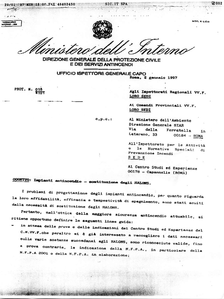 Circolare Ministero Interno | PDF