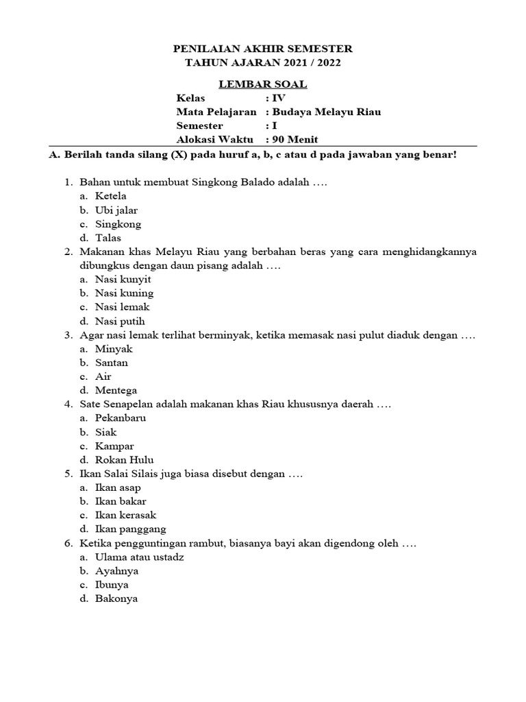 BMR Kelas 4 | PDF