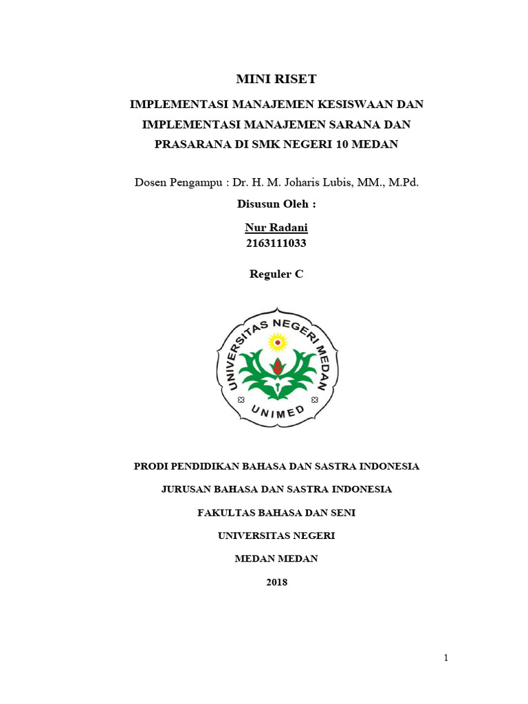 Mini Riset Nur Radani | PDF