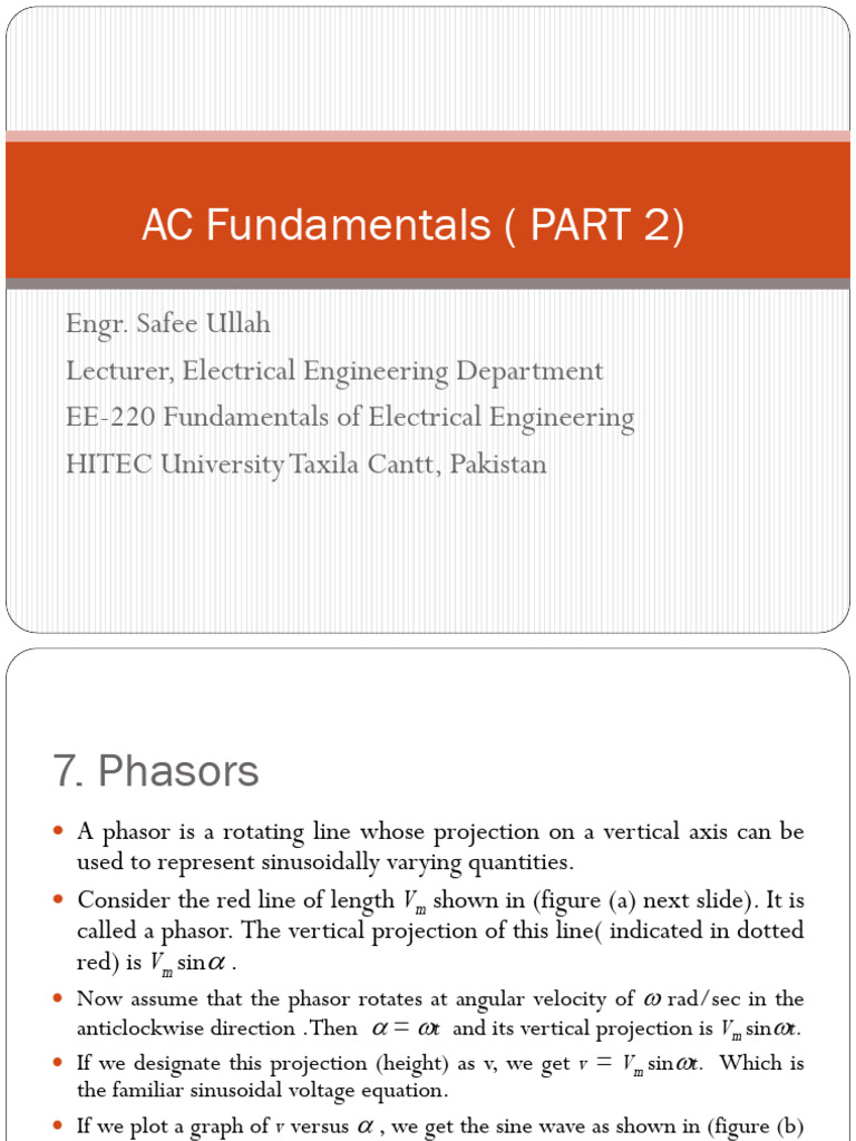 AC Fundamentals (PART 2) | Download Free PDF | Phase (Waves) | Rectifier