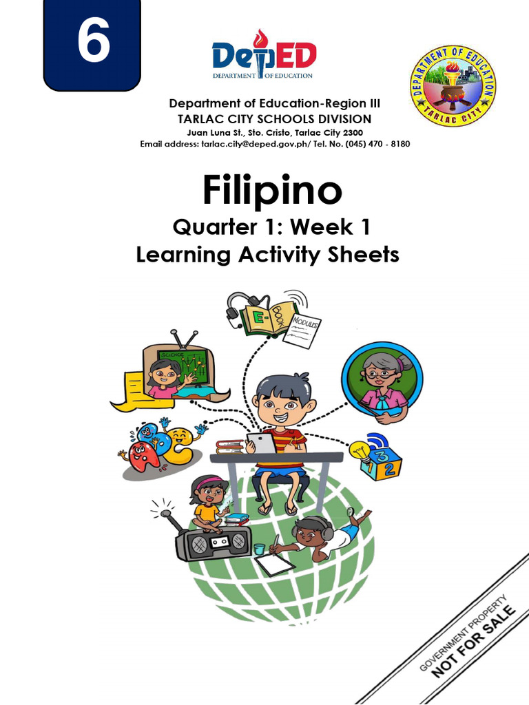 Fil 6 Q1 Week 1 | PDF