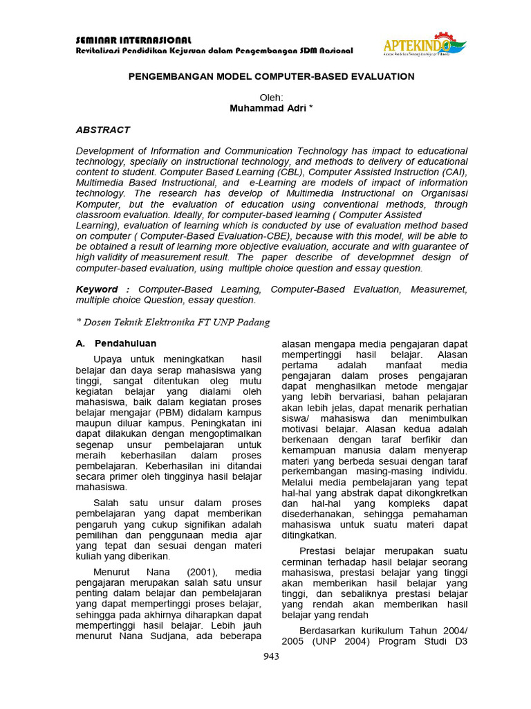 Muhammad ADRI - UNP | PDF