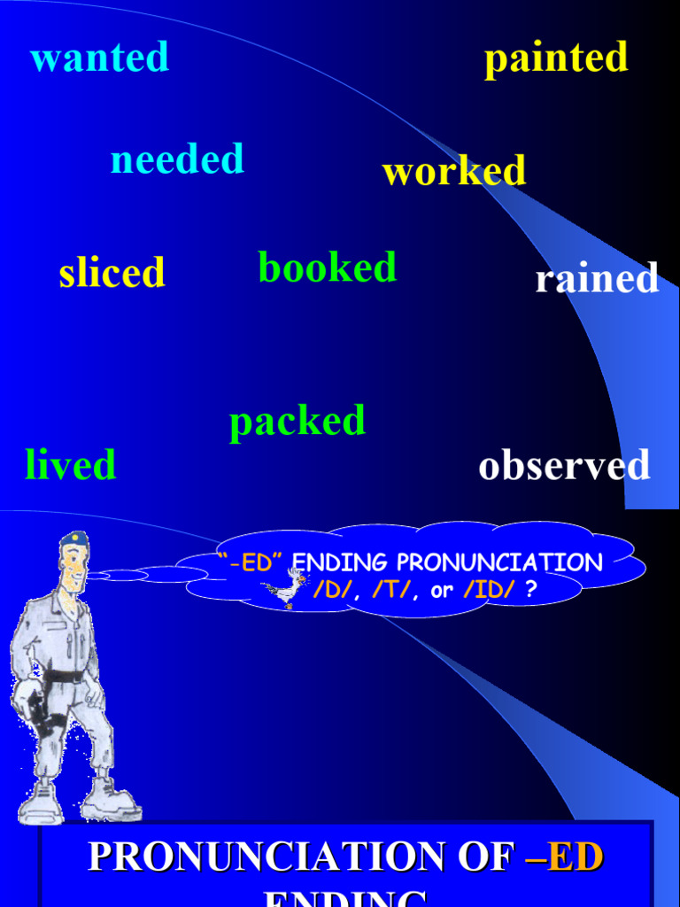 03 ED ENDING PRONUNCIATION Ok | PDF