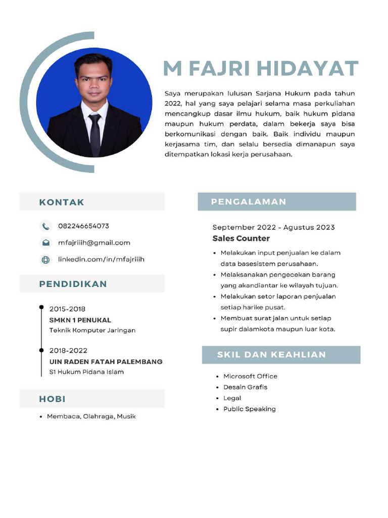 CV Fajri | PDF
