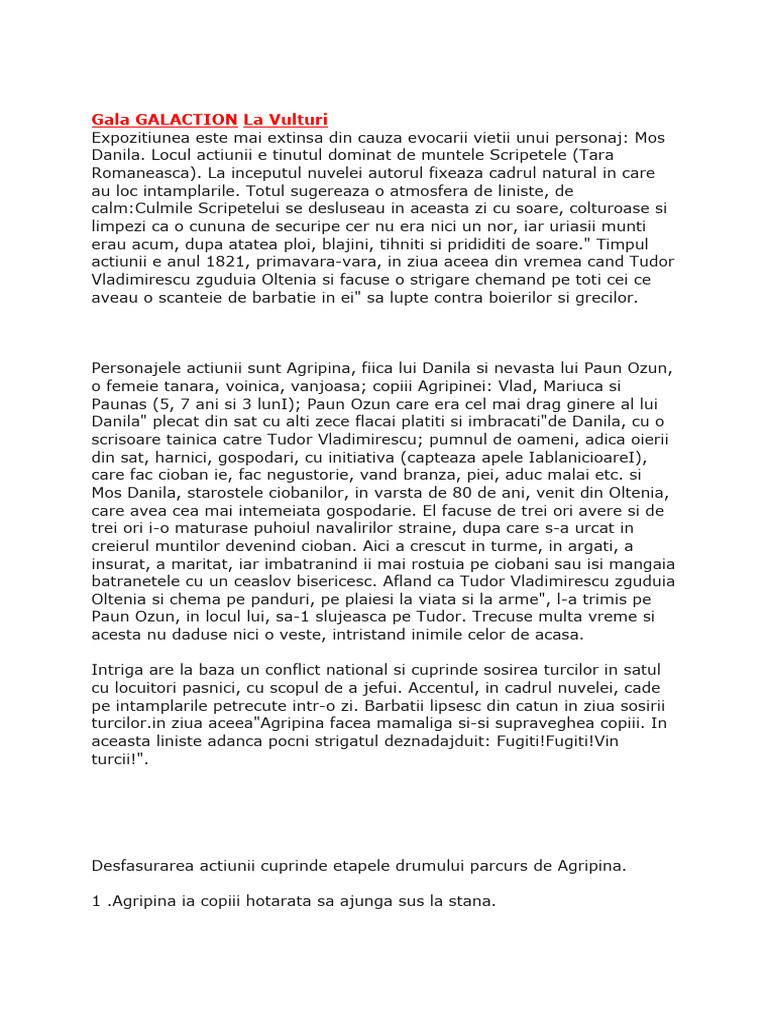 Gala GALACTION | PDF