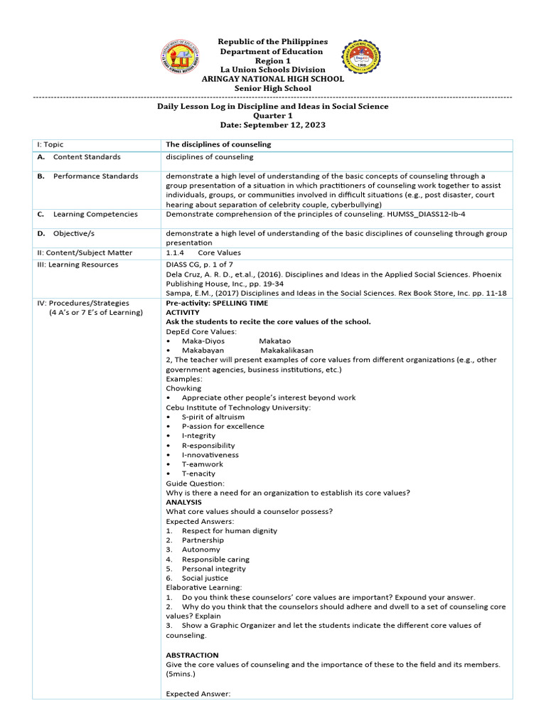 Diass Week 2 Pdf Integrity Autonomy