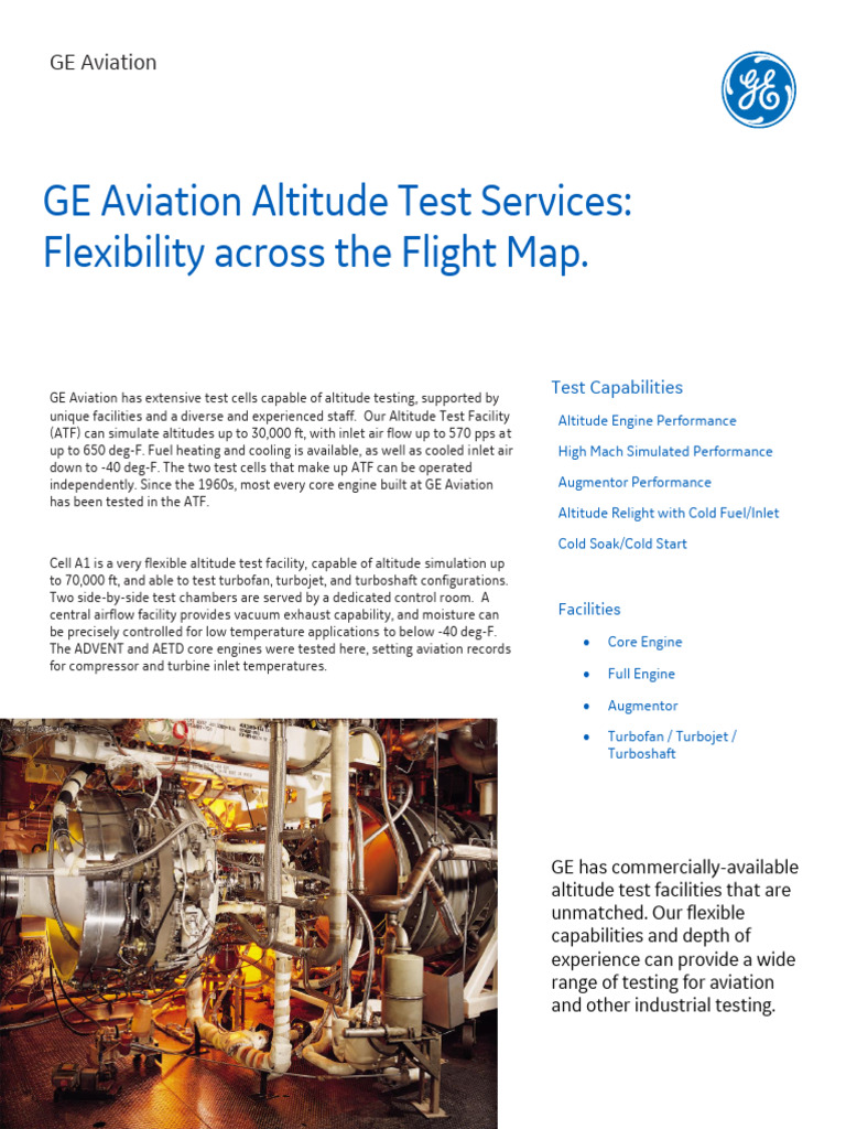 Test Services Altitude | PDF | Energy Technology | Propulsion