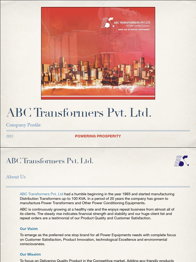 CL Abctransformers | PDF | Transformer | Electrical Engineering