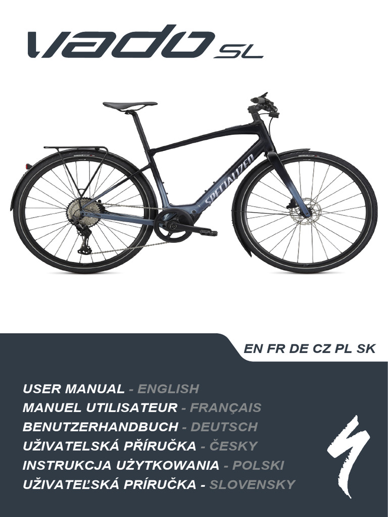 Specialized Vado SL User Manual | PDF | Bearing (Mechanical) | Wear