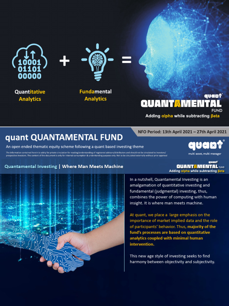 Introducing Quant Quantamental Fund | PDF | Value Investing | Analytics