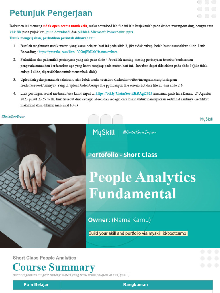Mini Task SC People Analytics | PDF | Karier & Perkembangan | Bisnis