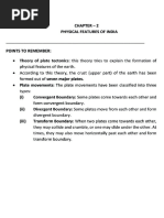 Class 9 Geography Chapter 2 Notes - Physical Features of India Free PDF ...
