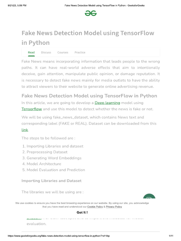 Fake - News - Detection - Using ML | PDF