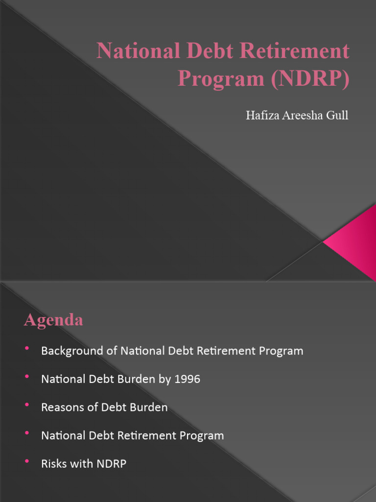 National Debt Retirement Program | PDF