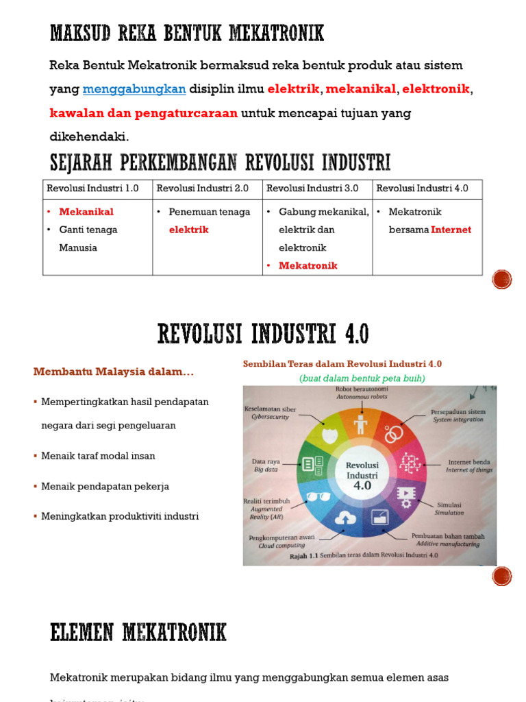Nota Mekatronik 1 | PDF