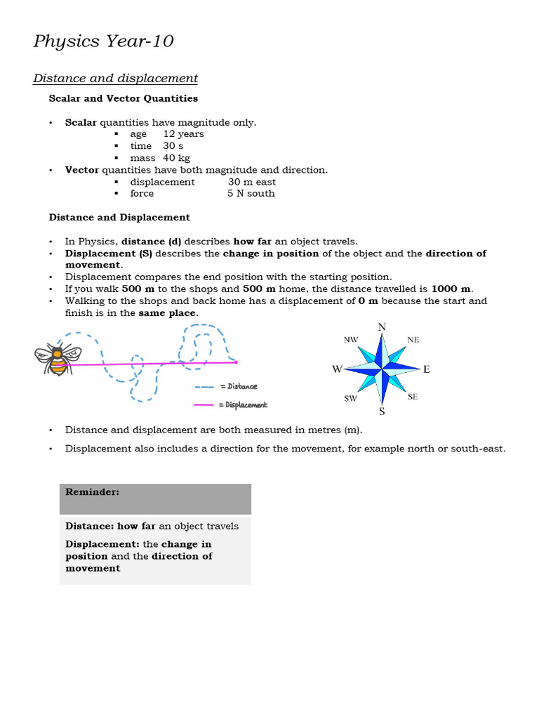 Physics Year 10 | PDF | Science & Mathematics