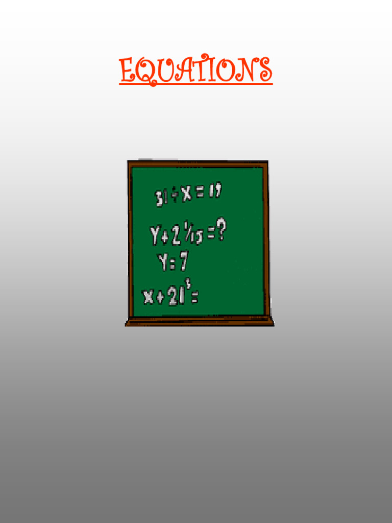 CH 2. Linear Equations in One Variable 2 | PDF | Equations | Mathematics