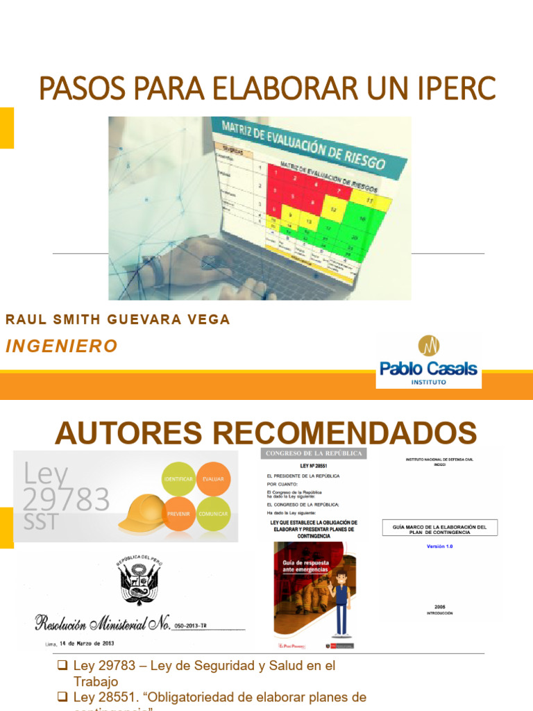 Semana 04 - Pasos para Elaborar Un Iperc | PDF