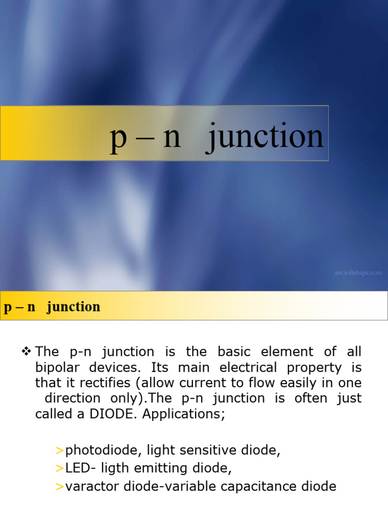Semiconductor | PDF | P–N Junction | Electrical Components