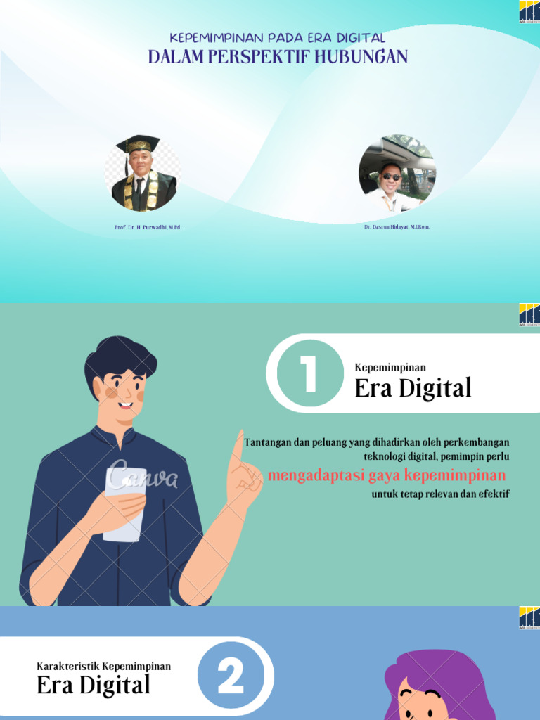 2 Kwu Kepemimpinan Pada Era Digital Perspektif Hubungan Pdf