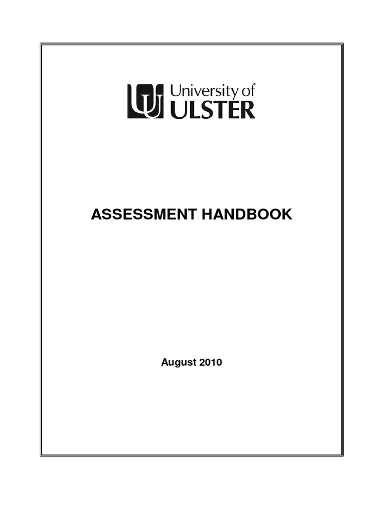 Ulster University Assessment Handbook | PDF | Educational Assessment ...
